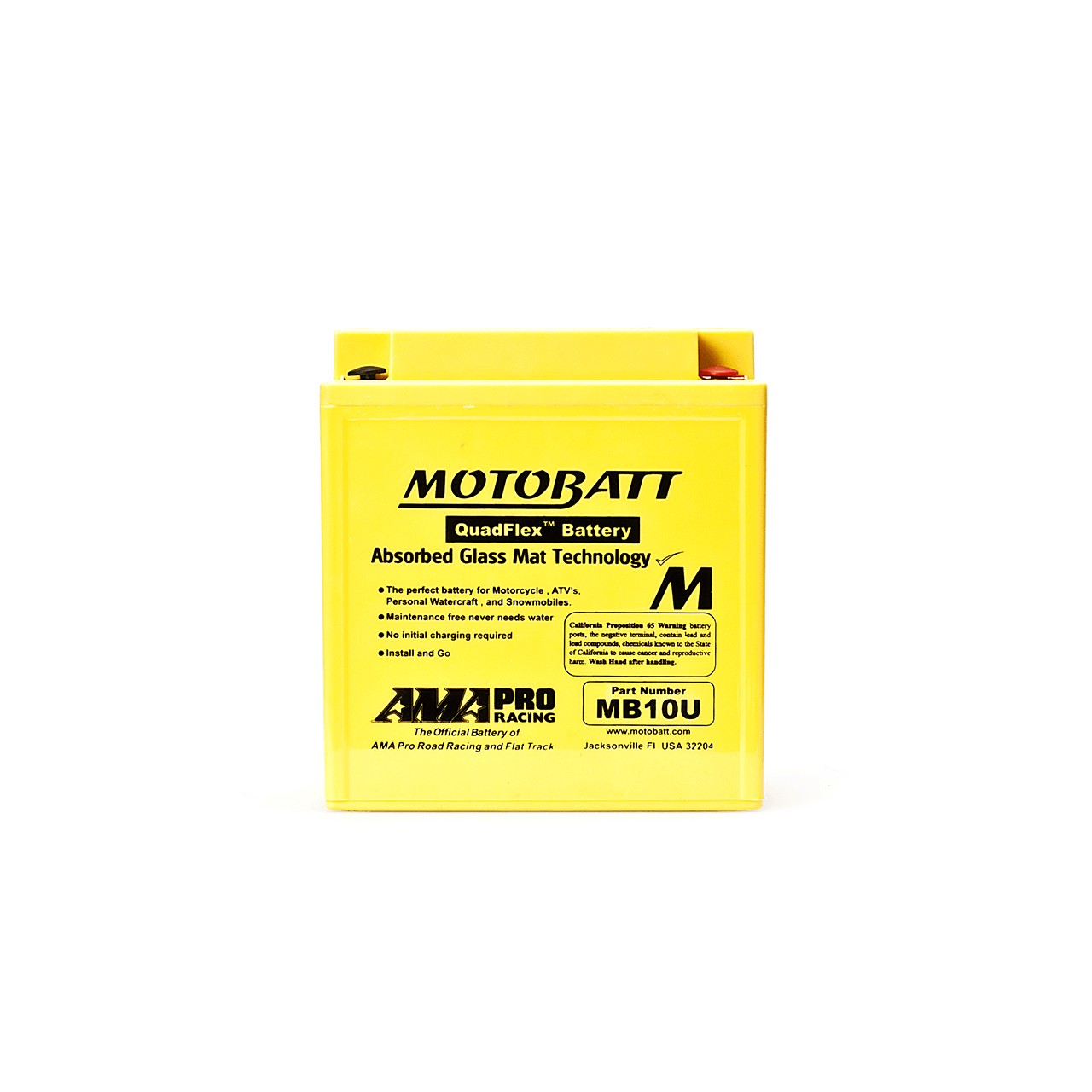 MotoBatt MB10U 12V Batteri - Powershop.no